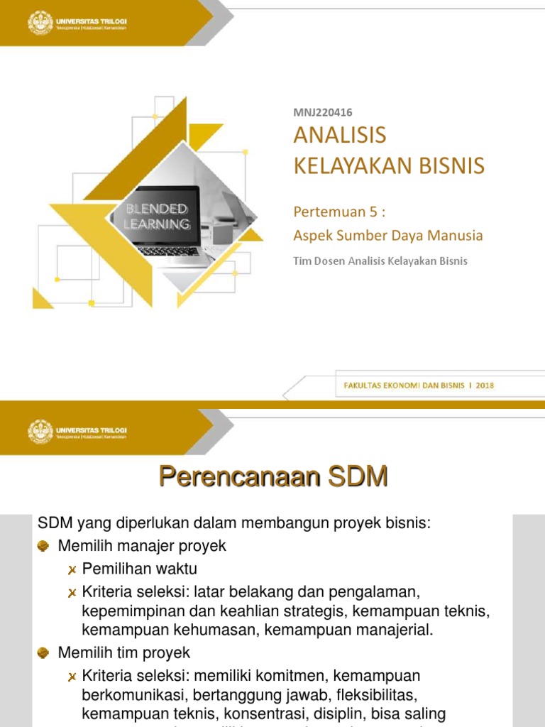Pertemuan 5 Aspek SDM | PDF