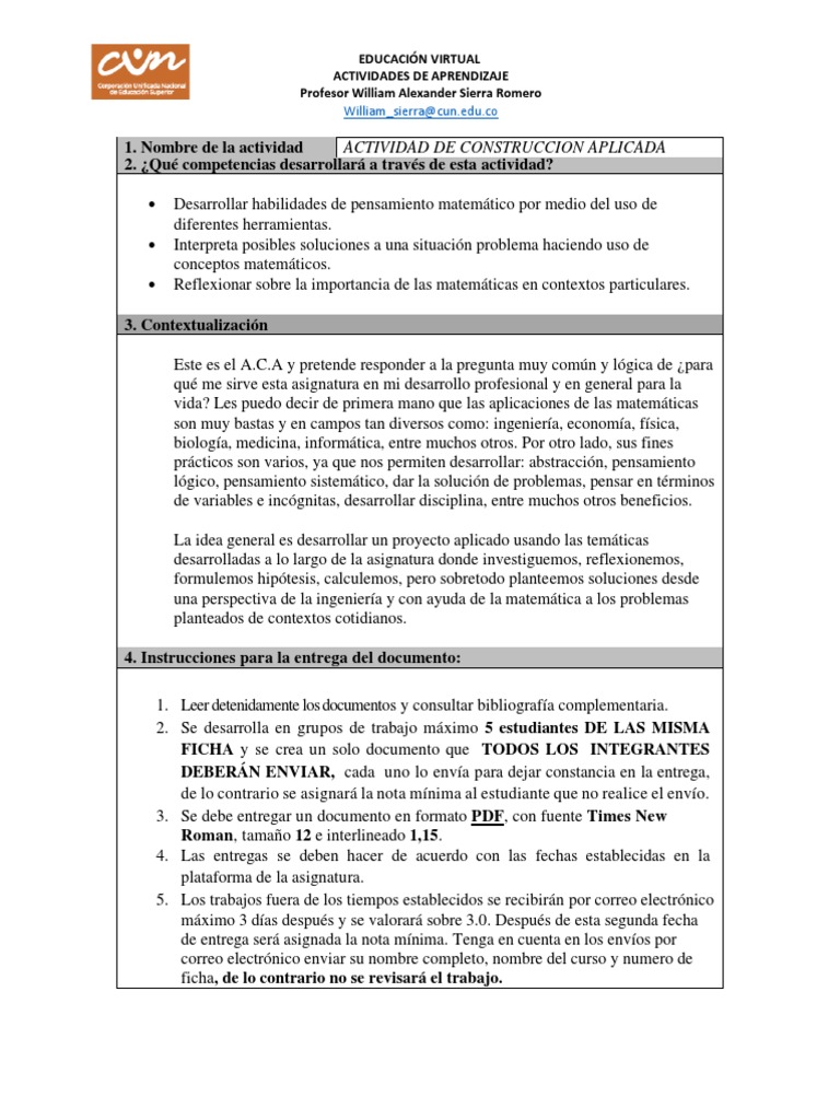 Aca 3 - Álgebra Moderna | PDF | Business