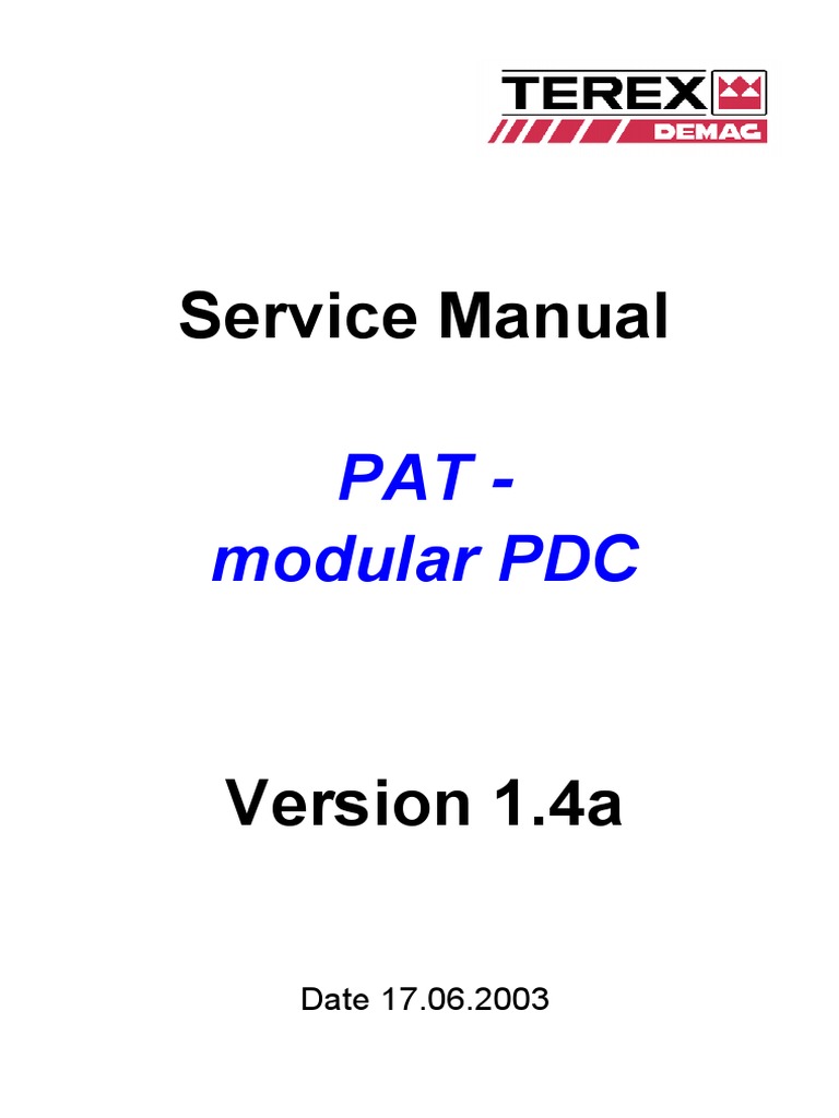 PDC-Service Manual V 1.4a Engl. | PDF | Input/Output | Electrical Connector