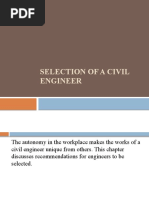 Module 1-Chapter 4 The Selection of The Civil Engineer | PDF | Request For Proposal | Engineer