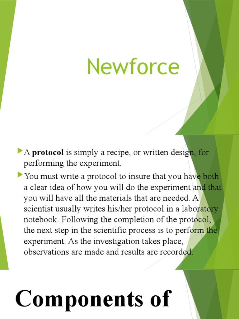 Experimental 20 Protocol Pdf Experiment Hypothesis