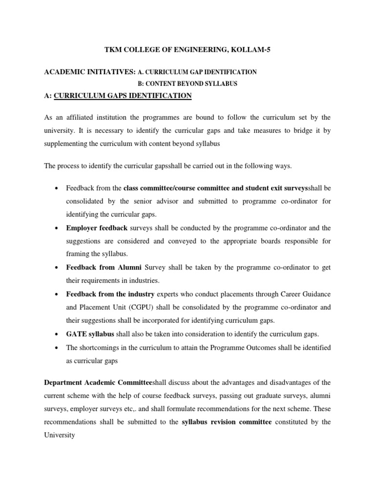 Content Beyond SyllabusEDIT | PDF | Curriculum | Expert