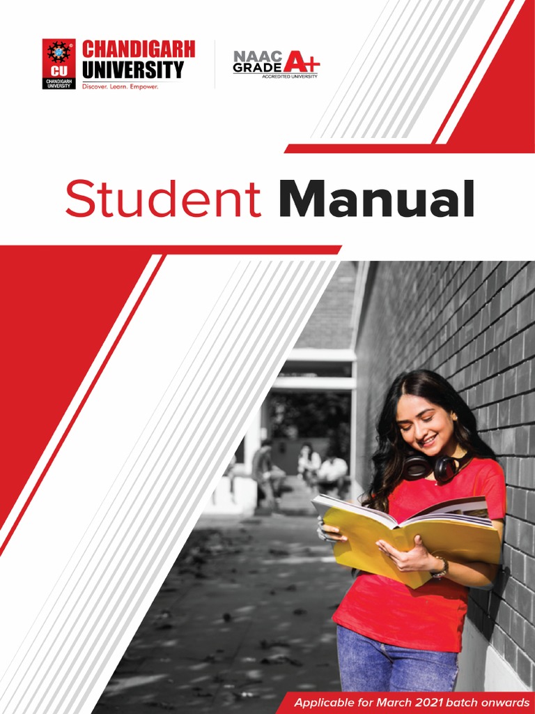 Chandigarh University Manuall For The Students Who Study Online | PDF ...