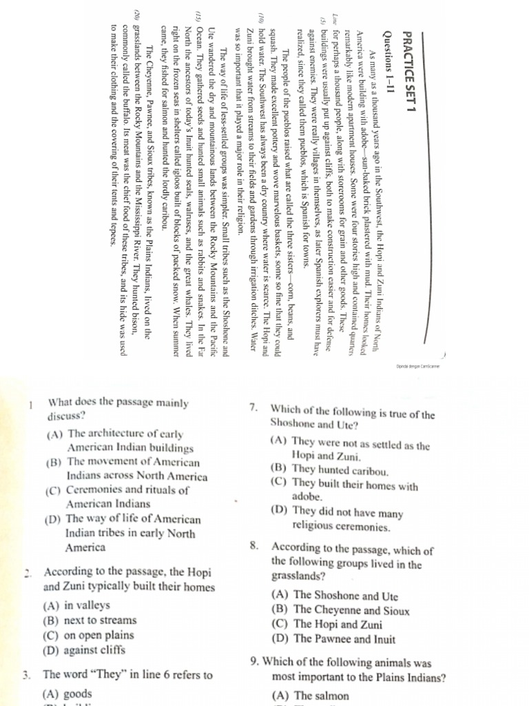 Reading Toefl Practice | PDF