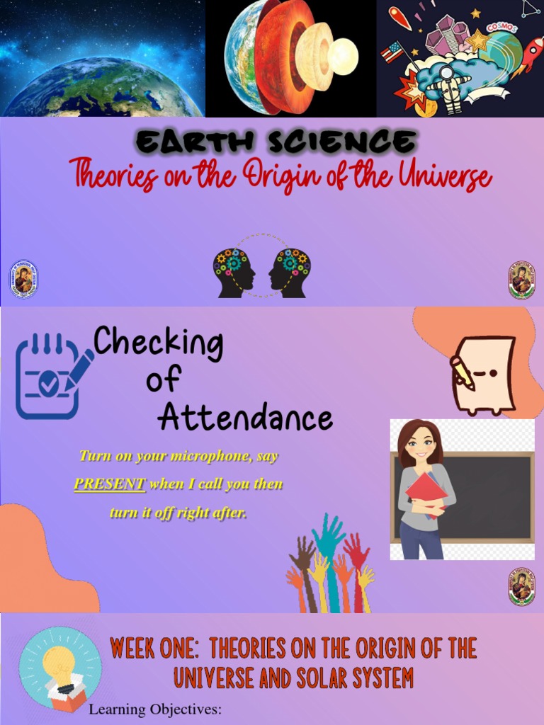 Lesson 1 - Theories On The Origin of Universe | PDF | Big Bang | Universe