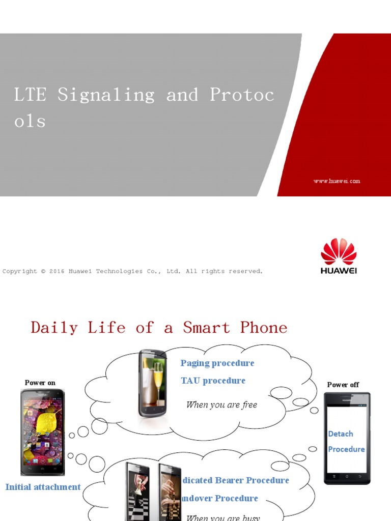 OEA000210 LTE Signaling and Protocols ISSUE1 V1 | PDF | Radio Resource ...