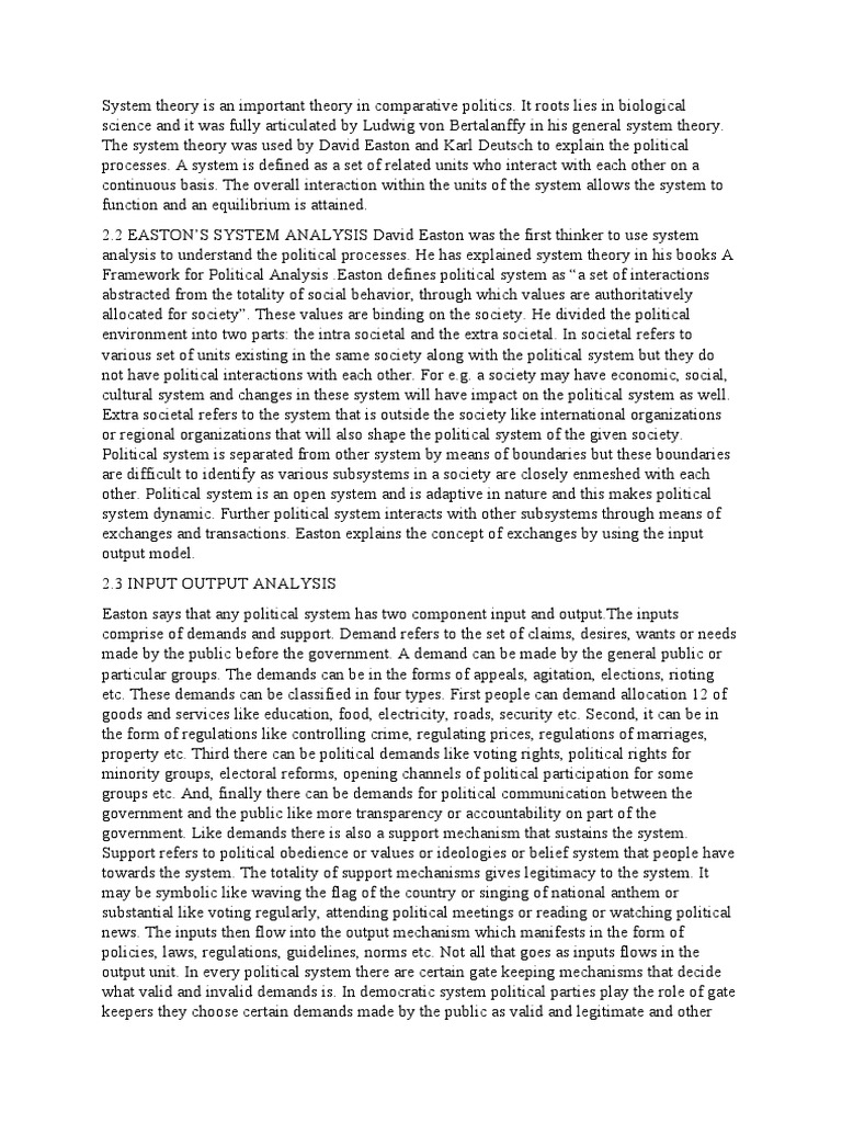 System Theory | PDF | System | Systems Theory