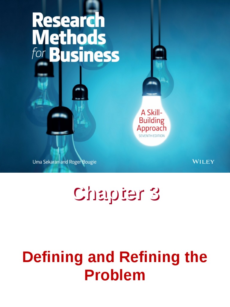 Chapter 3 Defining and Refining The Problem | PDF | Cognition ...