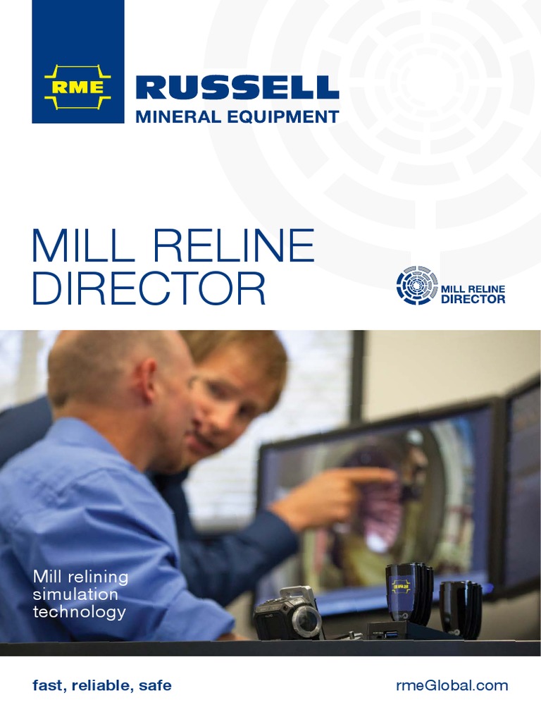 RME Mill Reline Director Brochure | PDF | Simulation | Applied Mathematics