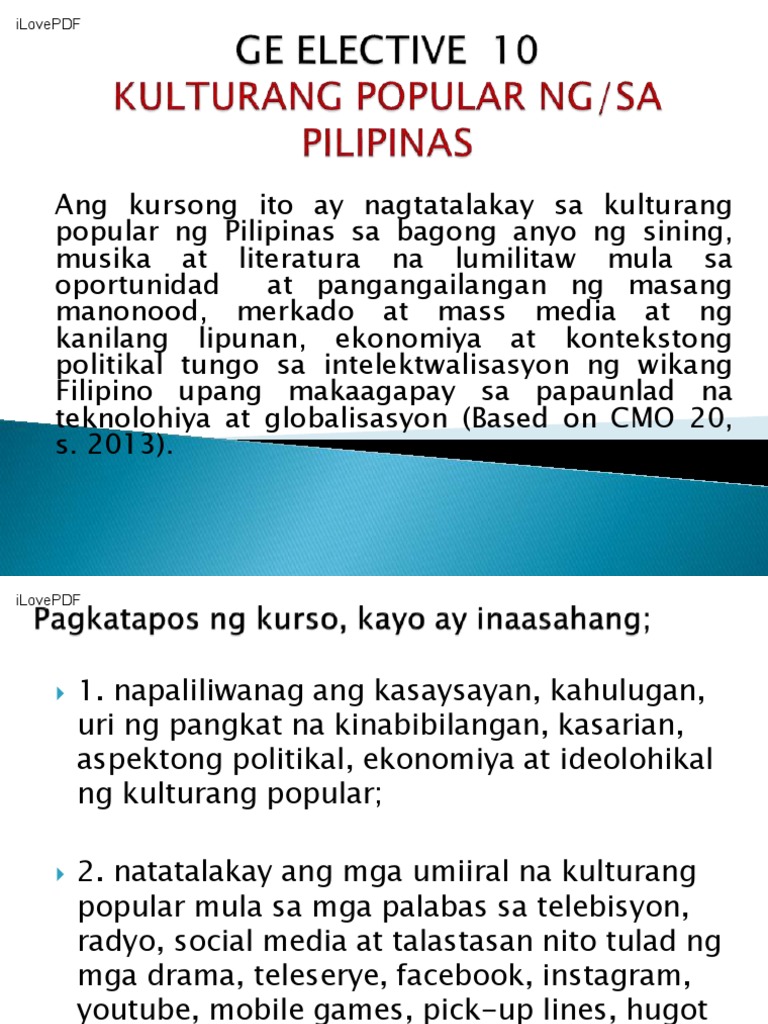 Balangkas NG Kurso | PDF