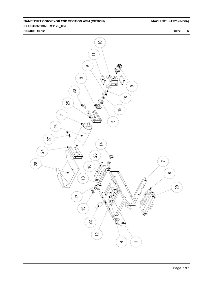 J-1175 Spare Parts Manual - 29082018-192-193 | PDF | Manufactured Goods ...