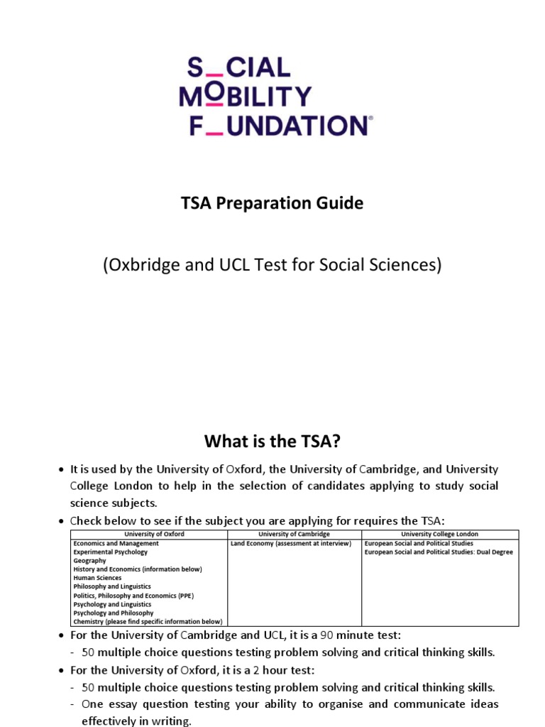 TSA Preparation Guide 2018 | PDF | Argument | Cognition