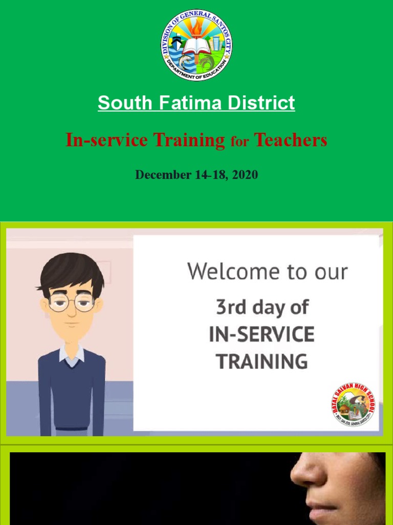 South Fatima District: In-Service Training Teachers | PDF | Software ...