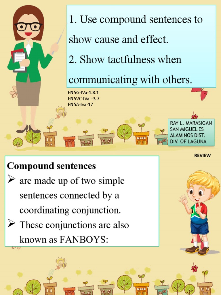Compound Sentences and Cause-Effect | PDF