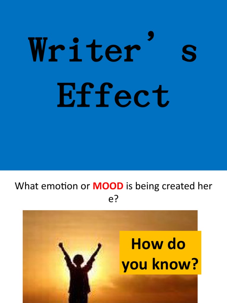 Writer's Effect | PDF | Cognition | Linguistics