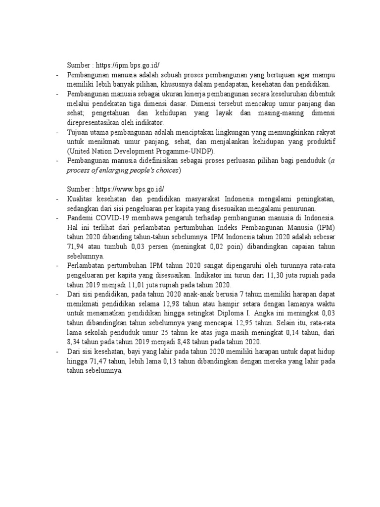 Essay Permasalahan Kependudukan | PDF