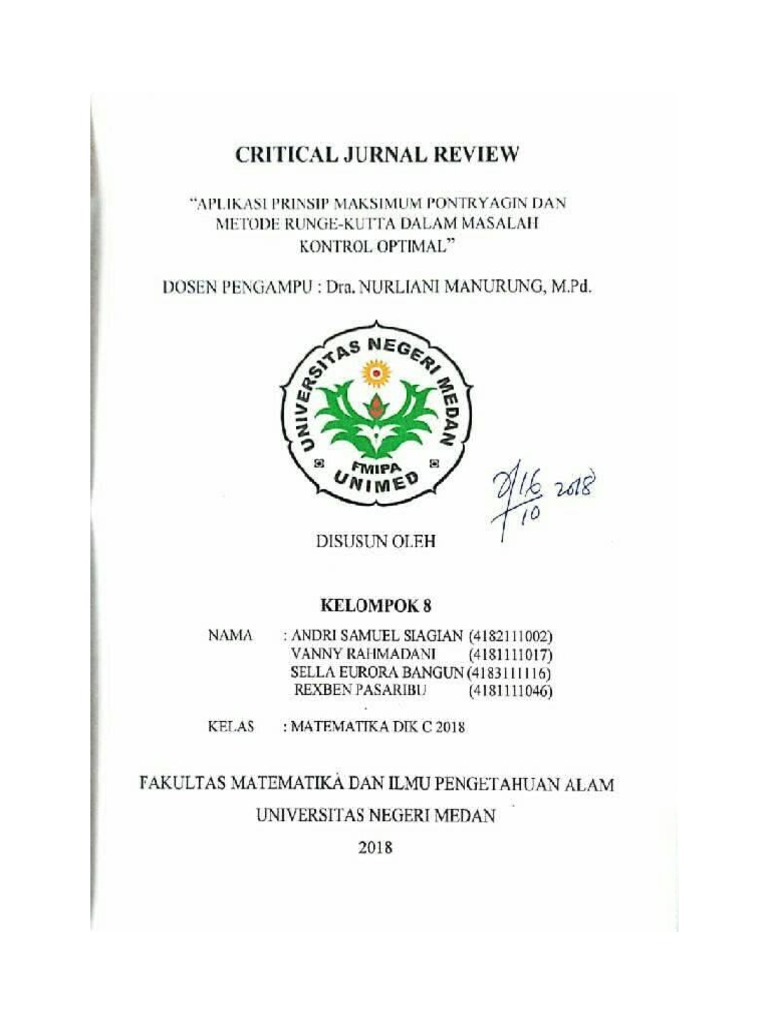 CRITICAL JURNAL REVIEW Kalkulus | PDF