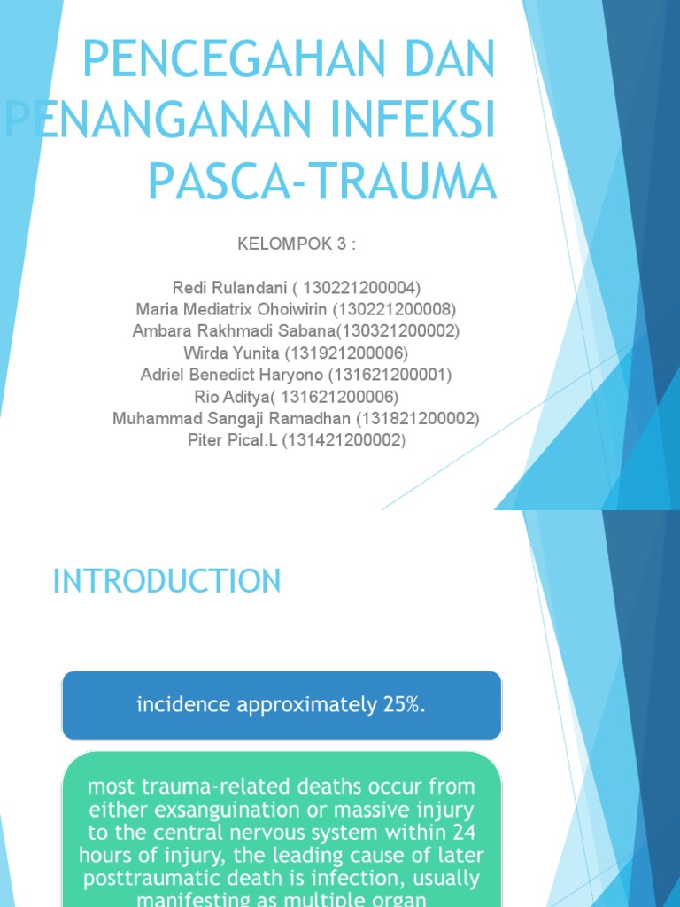 Post-Trauma Infection Guide | PDF | Methicillin Resistant ...