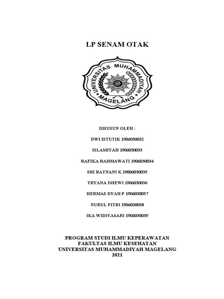 Senam Otak untuk Lansia: Manfaat dan Teknik | PDF