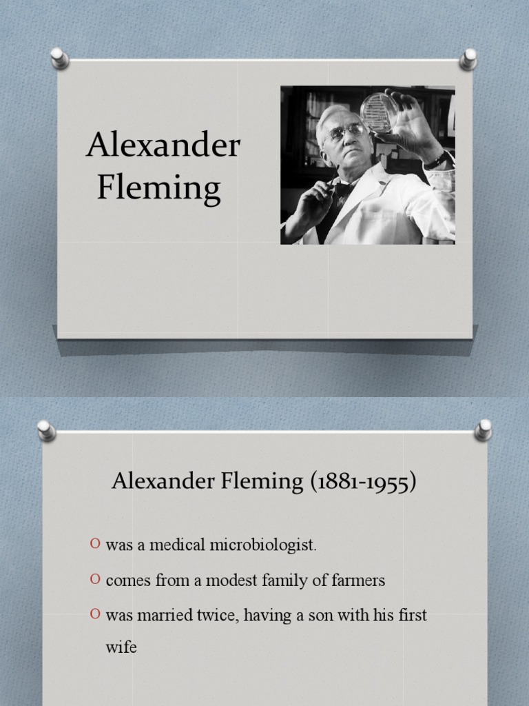 Alexander Fleming Presentation | PDF