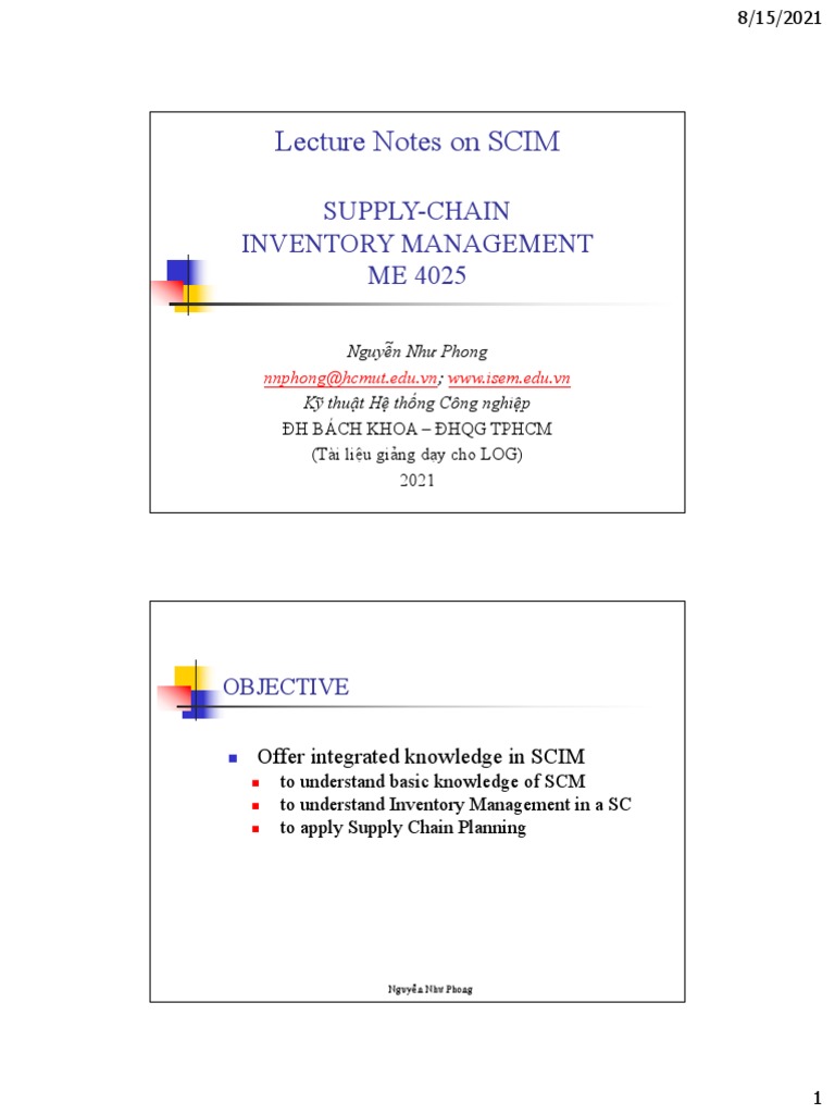 Scim 2021 Bkel2 | PDF | Supply Chain Management | Warehouse