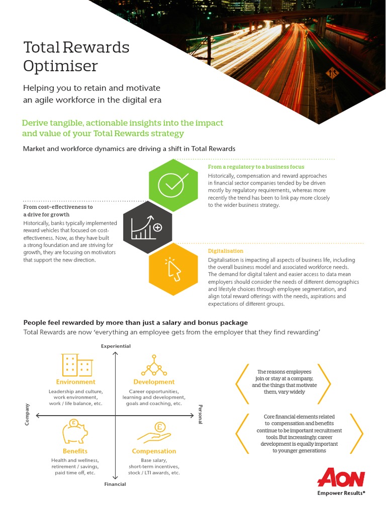 Aon Total Rewards Optimiser | PDF | Employee Retention | Employment