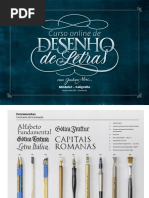Apostila de Caligrafia para Lettering - LetteringByRebeca | PDF