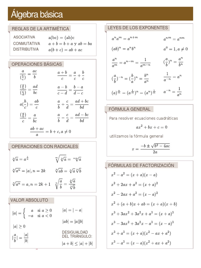 Algebra Basica | PDF