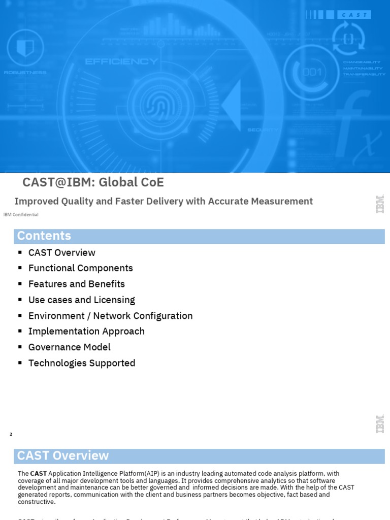 Cast@Ibm: Global Coe: Improved Quality and Faster Delivery With ...