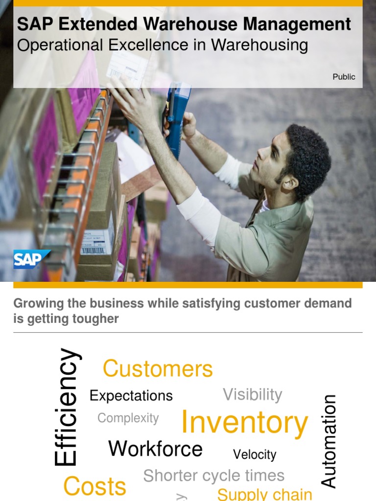 SAP EWM Overview Presentation | PDF | Warehouse | Supply Chain