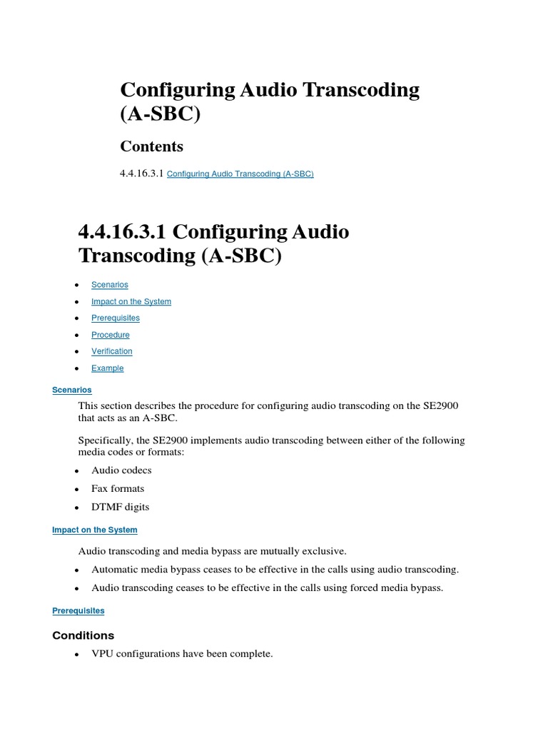 SE2900 Product Documentation V500R018C10 - 02 20191030150129 | PDF | Codec | Session Initiation ...
