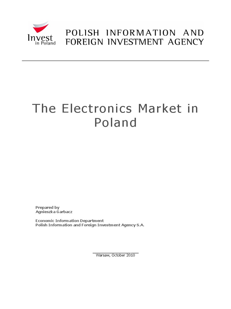 The Electronics Market in Poland | PDF | Home Appliance | Television