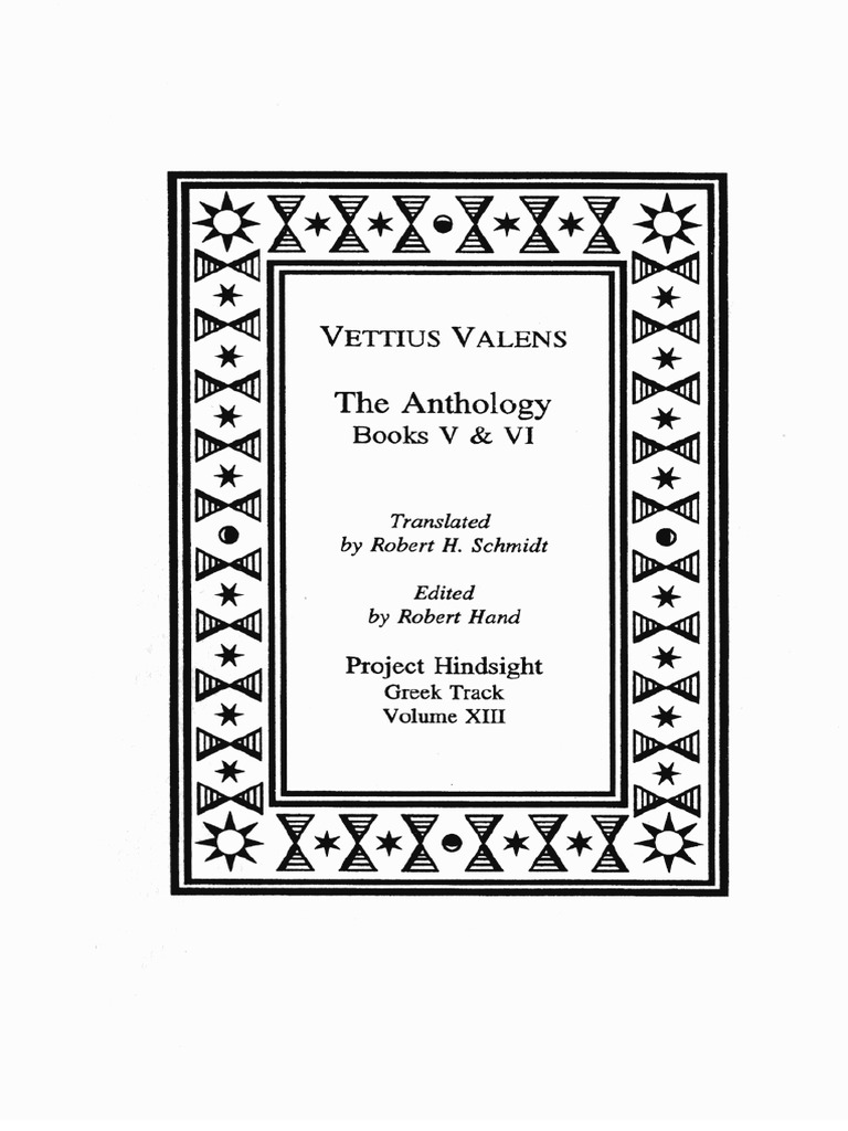 Valens V & VI | PDF | Zodiac | Horoscope