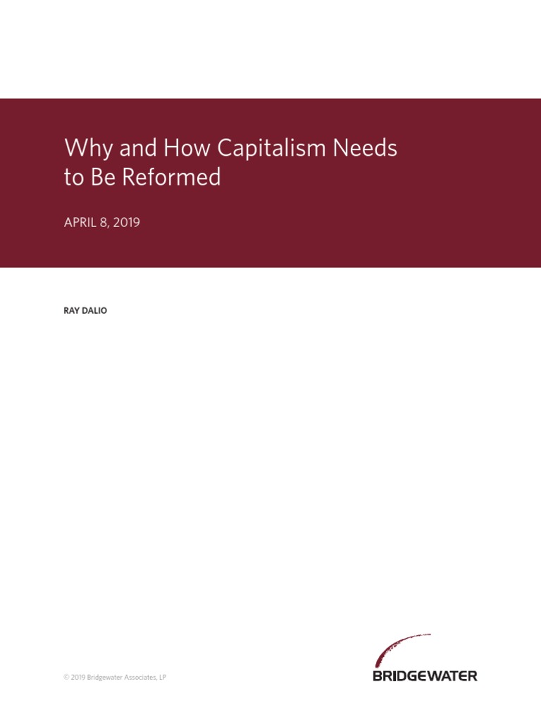 Why and How Capitalism Needs To Be Reformed | PDF | Capitalism | Poverty
