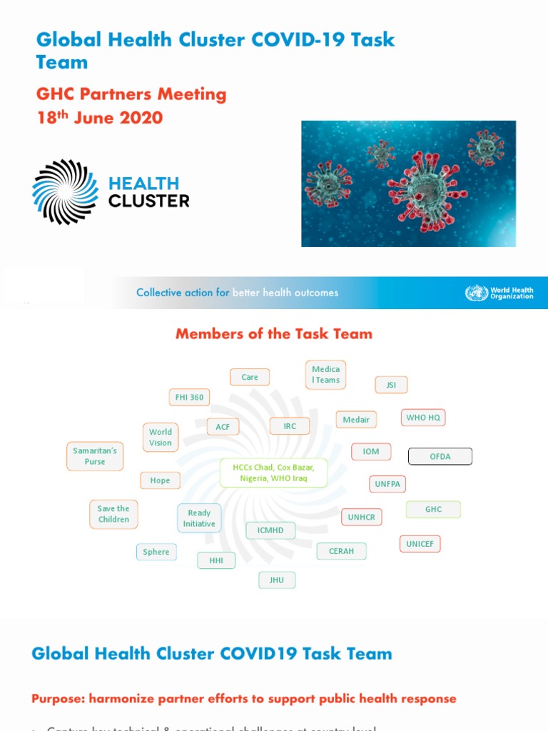 COVID 19 Task Team DR Eba Pasha | Descargar gratis PDF | Health Sciences | Medical Specialties