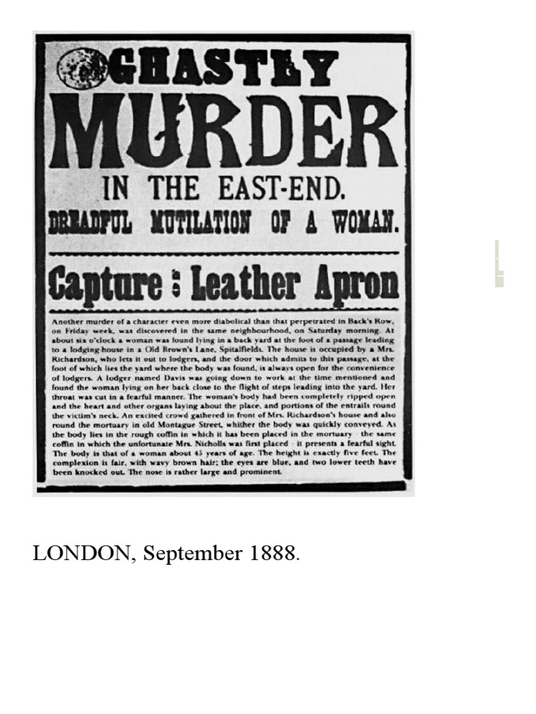 Jack The Ripper | PDF | Jack The Ripper