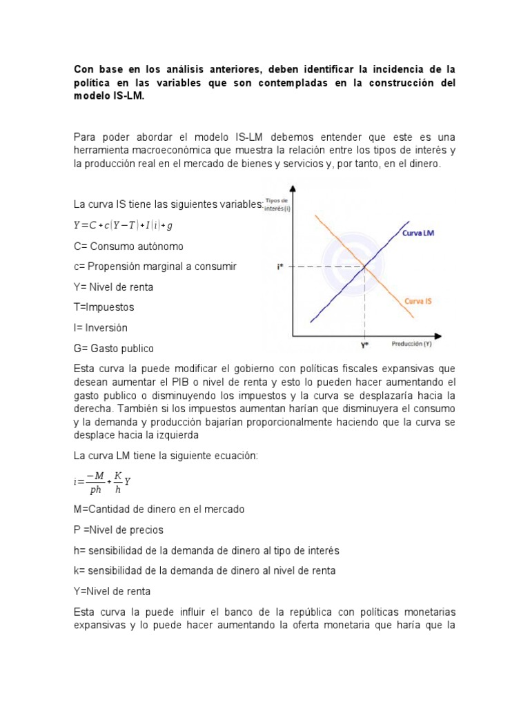 Modelo IS-LM | PDF