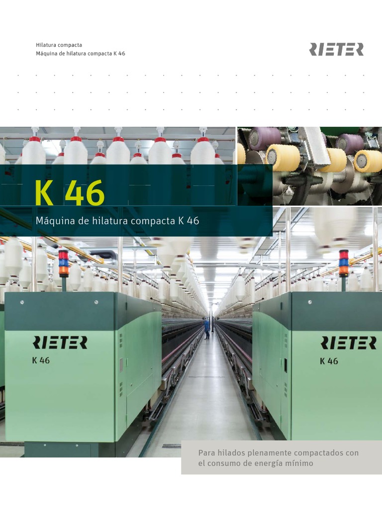 Hilatura k46 | PDF | Automatización | Textiles