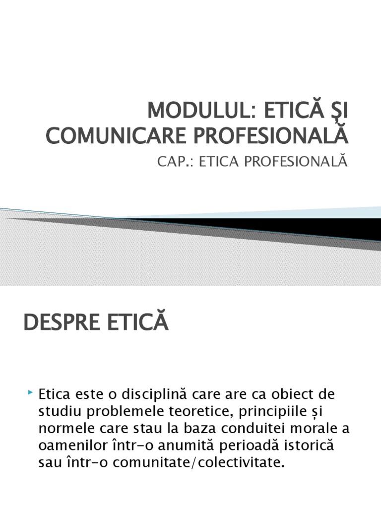 Etica Profesionala - Imaginea Personala | PDF