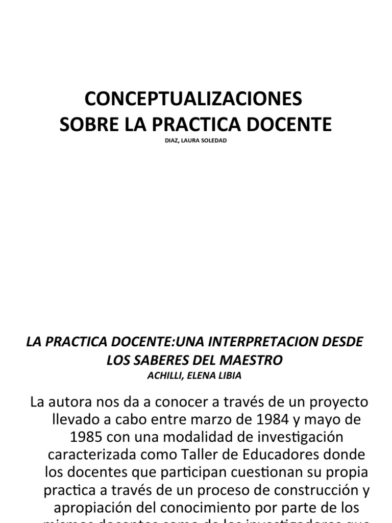 Practica Docente 1 | PDF | Aprendizaje | Evaluación