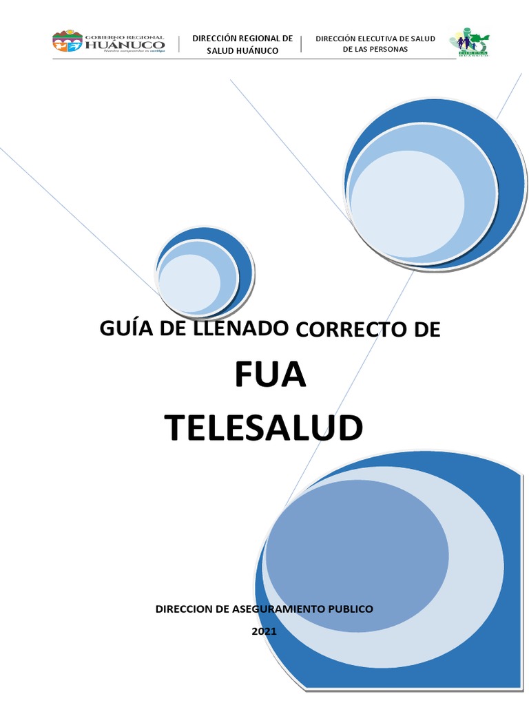Guía de Llenado Correcto de Fua Telesalud 2021 | Descargar gratis PDF | Medicina | Cuidado de la ...