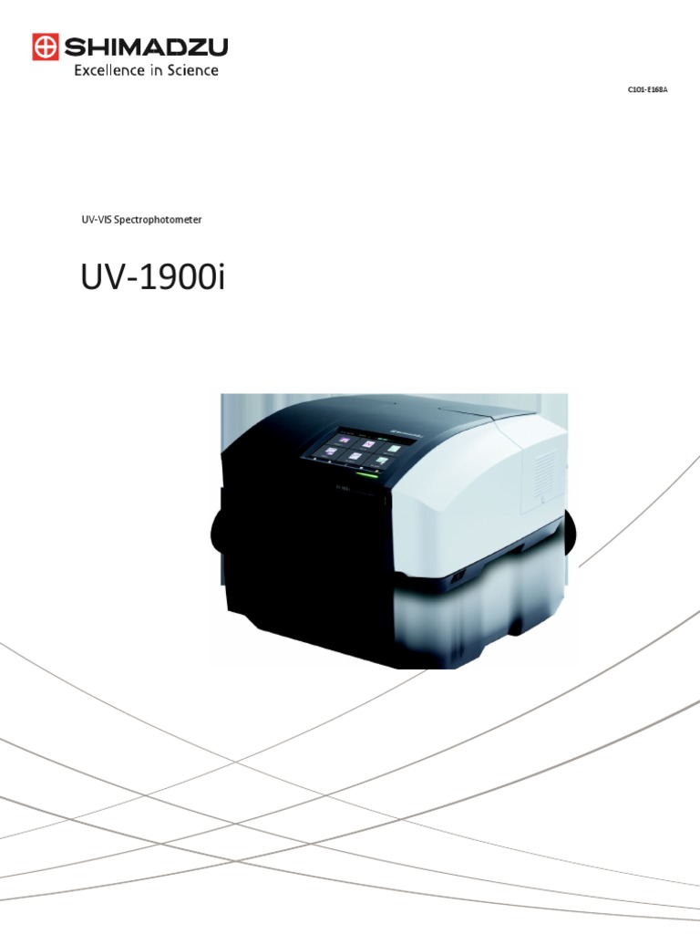 Manual | PDF | Ultraviolet–Visible Spectroscopy | Spectrophotometry