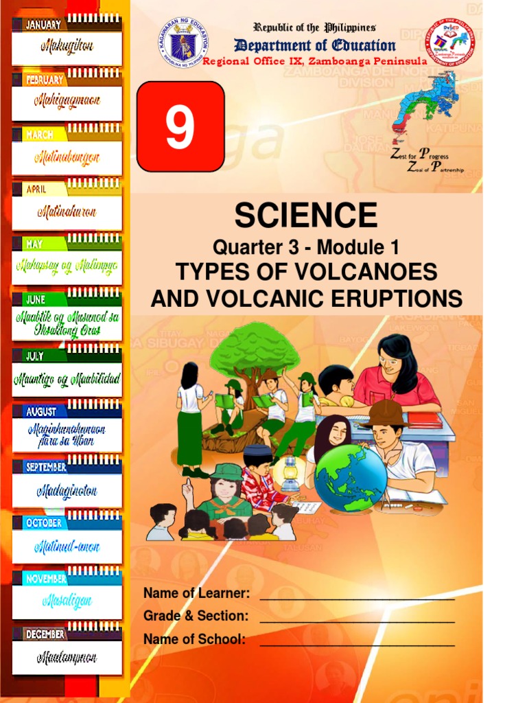 Science 9 - Module 1 - Version 3 | PDF | Volcano | Types Of Volcanic ...