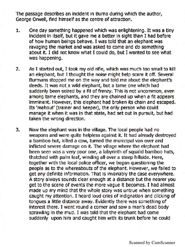 English Form 1 Paper 2 | PDF