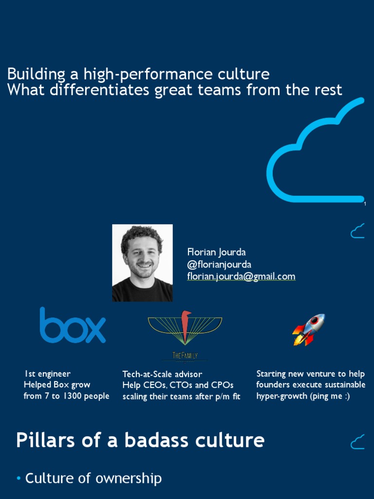 Building A High-Performance Culture | PDF | Leadership | Software Quality