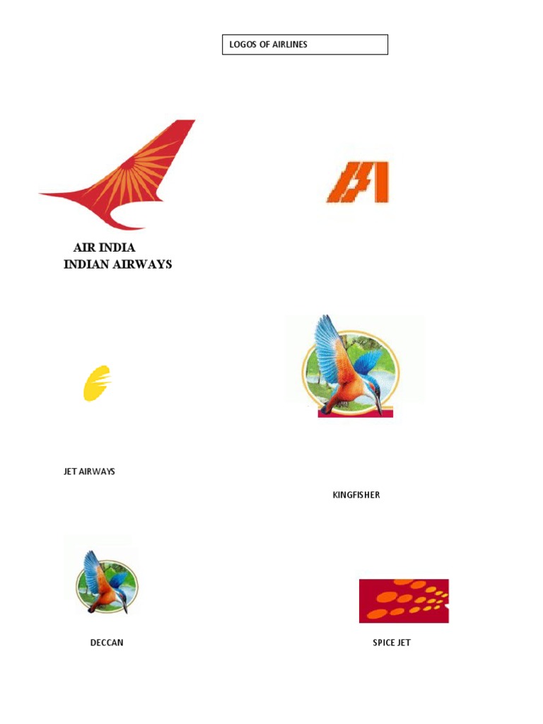 Air India Indian Airways: Logos of Airlines | PDF