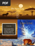 The Lion King Narrative Text | PDF