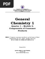 General Chemistry 1 Module-1 | PDF | Chemical Substances | Chemical ...