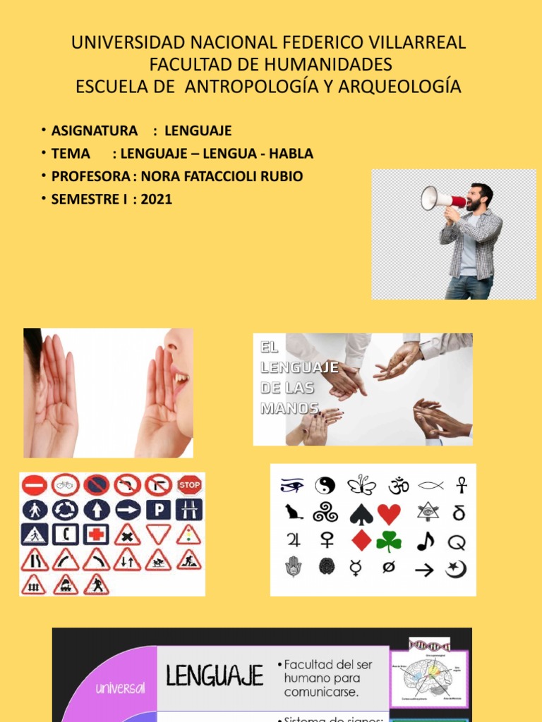Lenguaje, Lengua y Habla: Conceptos Clave | PDF | Comunicación | Habla