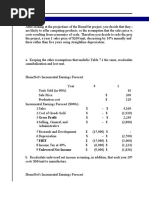 Feasibility Study Excel Template | PDF | Net Present Value | Depreciation